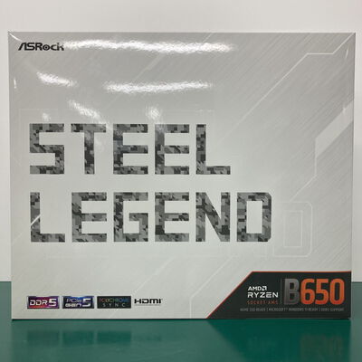 中古 ASRock B650 Steel Legend WiFi (B650 AM5 ATX) 168306 ｜ パソコン通販のドスパラ【公式】